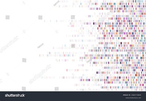 Dna Test Infographic Genome Sequence Map Stock Vector Royalty Free