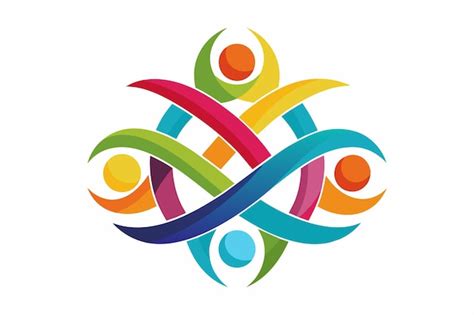 Premium Vector Create An Abstract Icon That Symbolizes Unity And Connection