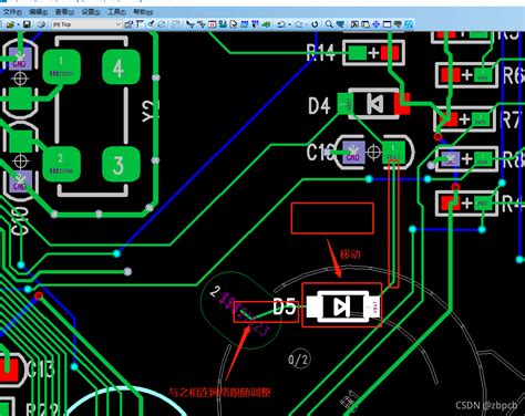 pads vx2 8 router中移动器件跟随走线的设置方法 csdn博客