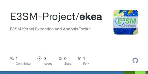 github e3sm project ekea e3sm kernel extraction and analysis toolkit