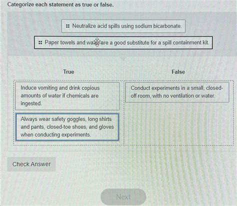 Solved Categorize each statement as true or false.: | Chegg.com