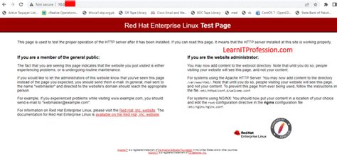 how to install and configure apache web server on rhel 8