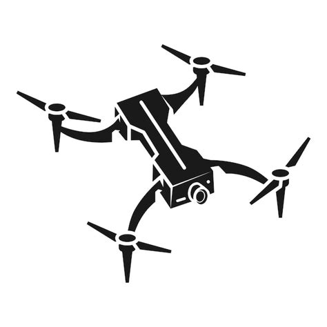 Premium Vector Portable Drone Icon Simple Illustration Of Portable Drone Vector Icon For Web