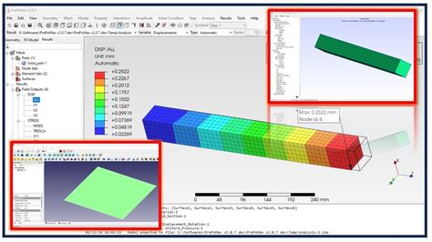 3d Static Structural Simulation Freecad Gmsh Prepromax Workflow Youtube