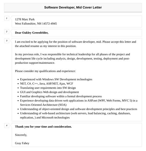 software developer mid cover letter velvet jobs