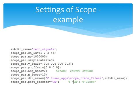 PPT Matlab Based Scope Automation And Data Analysis SW PowerPoint Presentation ID