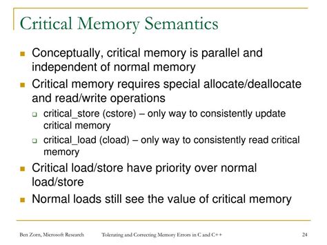 Ppt Tolerating And Correcting Memory Errors In C And C Powerpoint Presentation Id300564