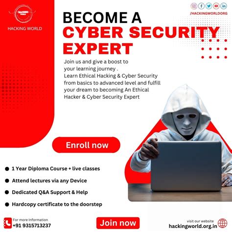 1 Year Diploma Course In Cyber Security Hacking World