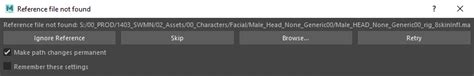 remapping the reference file to a new directory on load coding tech
