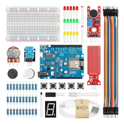 Kit Inicial Básico Para Programação De Arduino D1esp8266 Wif Frete Grátis