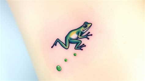 Poisonous Tree Frog Tattoos Pretty Frog Cute Frog And Dragonfly Tattoo