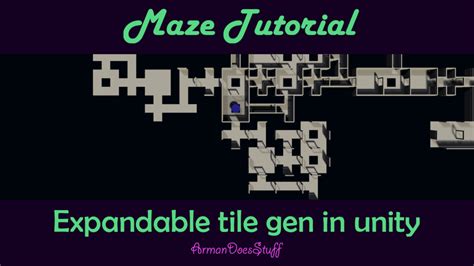 maze generator expandable tile system for unity armandoesstuff