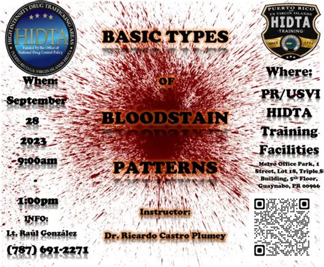Basic Types Of Bloodstain Patterns