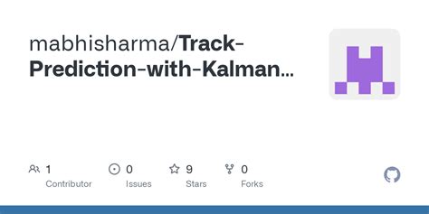 GitHub Mabhisharma Track Prediction With Kalman K NN And LSTMs