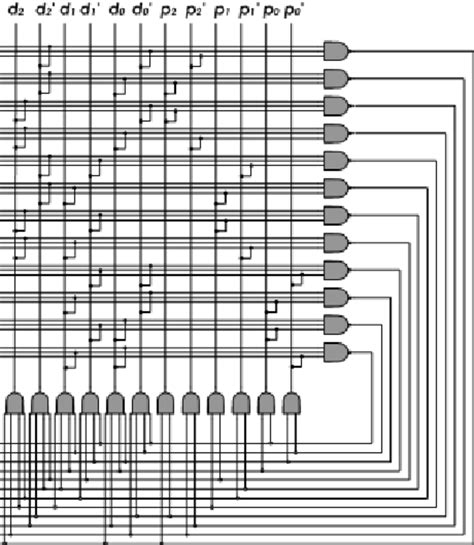 Circuit Schematic For A New Mapping Of Mrf 63 Hamming Decoder Download Scientific Diagram