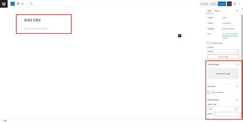 Page Settings Wordpress Documentation Templatemela