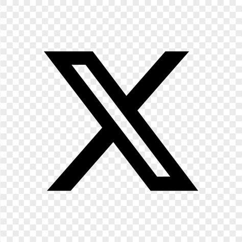 Twitter X Logo Png Twitter Logo Logo Design Twitter Symbols
