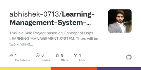 GitHub Abhishek Learning Management System LMS This Is A Solo Project Based On Concept