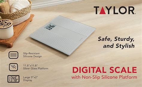 Taylor Digital Bath Scale Durable Anti Slip Silicone