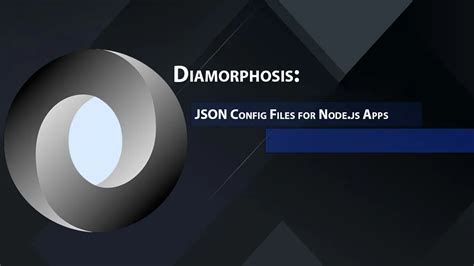 Diamorphosis Json Config Files For Nodejs Apps