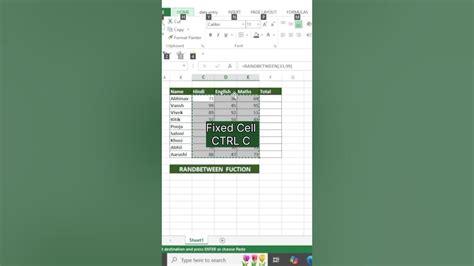 Try This Excel Randbetween Function Advance Excel Trick 😉 Youtube