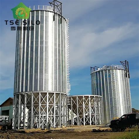 Grain Temporary Storage Hopper Bottom Silo For Big Farms Grain Silo
