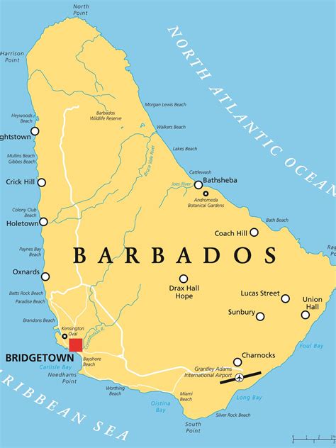 What Is The Capital Of Barbados Mappr