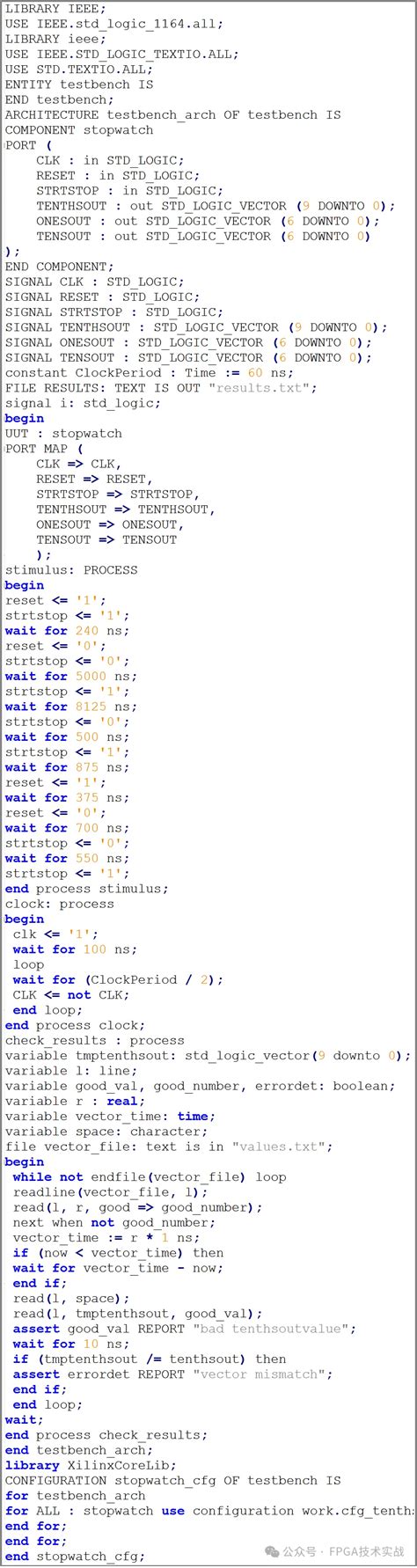 编写高效的testbench fpga 开发圈