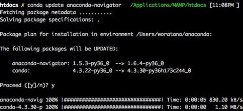 Python How To Update Anaconda Navigator With Command Line