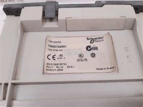 TELEMECANIQUE SCHNEIDER ELECTRIC MODICON TSX TSX MICRO PLC MODULE Aeliya Marine