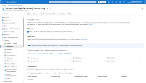 Disable Public Access Azure Database For Postgresql Microsoft Learn