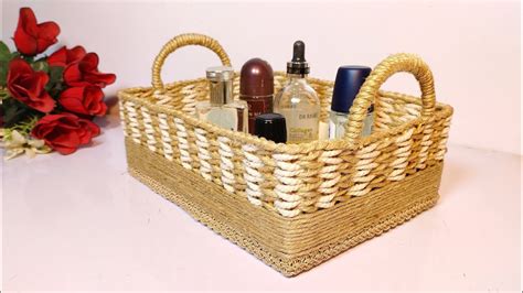 beautiful rope storage basket jute rope basket diy storage