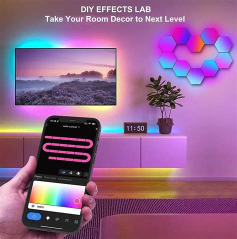 LED Hexa Light Panels Furniture Home Living Lighting Fans Lighting On Carousell