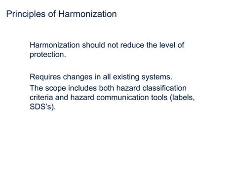 HAZCOM Globally Harmonized System Of Classification And Labeling Of Chemicals Pptx