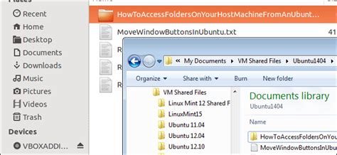 How To Access Folders On Your Host Machine From An Ubuntu Virtual Machine In Virtualbox