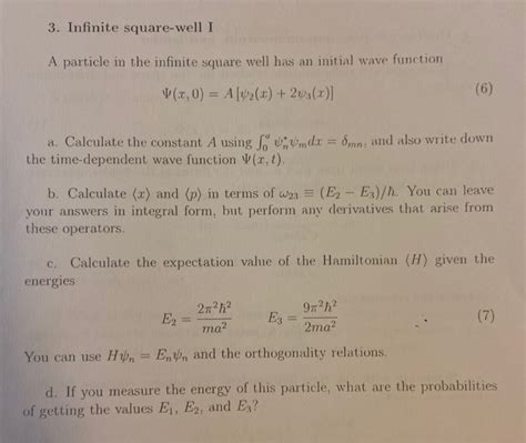 Solved I Have Done Part A To Normalize The Function