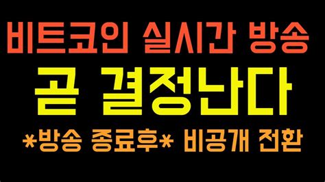 비트코인 실시간 방송 코인 매도시점 비트코인 이더리움 코인추천 도지코인 Youtube