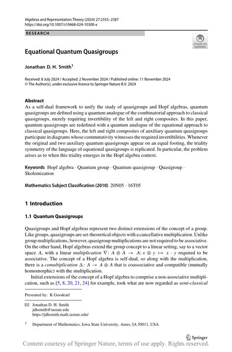 Equational Quantum Quasigroups