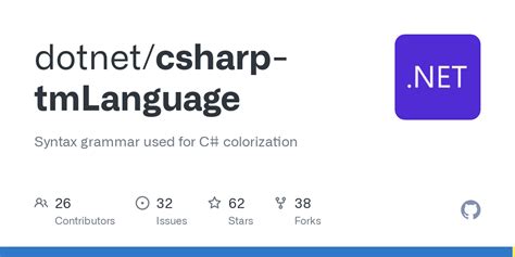 Csharp Tmlanguagesyntaxmd At Main · Dotnetcsharp Tmlanguage · Github