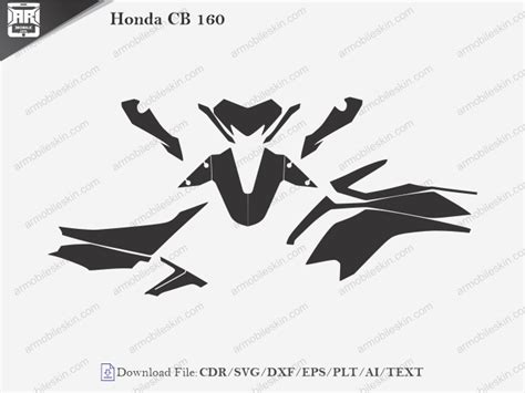 Honda Cbr 150r 2017 2020 Wrap Skin Template Armobileskin