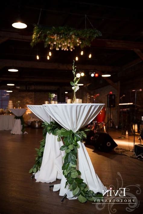 40 Incredible Ideas To Decorate Wedding Cocktail Tables