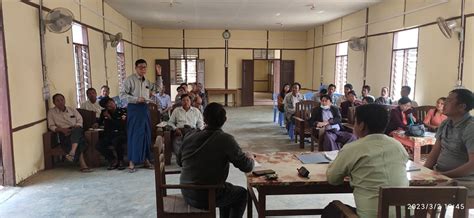 တကောင်းမြို့တွင် ၂၀၂၂ ၂၀၂၃ ပညာသင်နှစ် တက္ကသိုလ်ဝင်စာမေးပွဲ အေးချမ်းစွာဖ