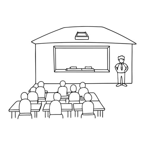 Classroom Black And White Vector Art Icons And Graphics For Free Download