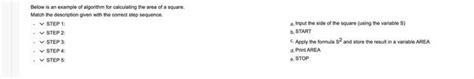 solved below is an example of algonthm for calculating the
