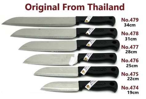 Kiwi Original Thailand Knife Set Of 6 Pieces Np