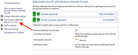 How To Disable Enable Firewall In Windows Server