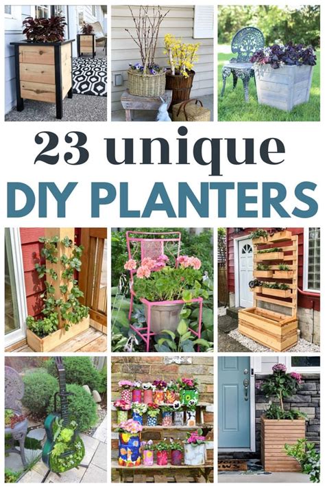 25 Diy Planters To Jazz Up Your Garden Space Diy Planters Diy