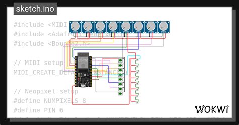 Ble Midi Controller Wokwi Esp32 Stm32 Arduino Simulator