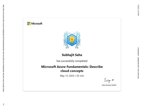 subhajit saha on linkedin azurefundamentals cloudtechnology learner