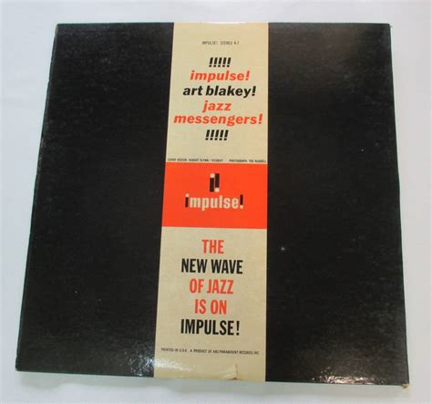 【やや傷や汚れあり】xyu★lp E66★art Blakey Jazz Messengers Impulse As 7 Rvg刻印 Us盤